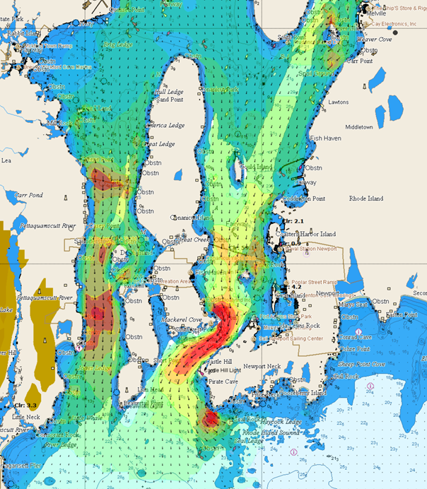 New! Narragansett Bay high resolution tidal model